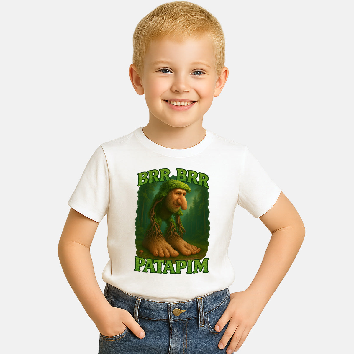 Maglia Meme BRAINROT Brr Brr Patapim — Spio Kids