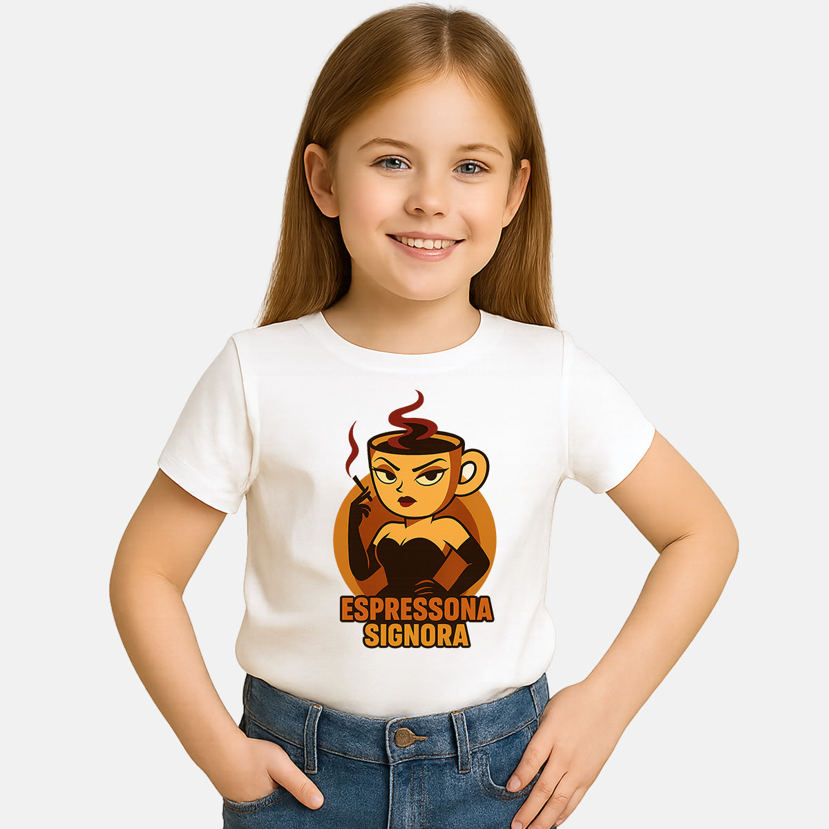 Maglia Meme BRAINROT Espressona Signora — Spio Kids