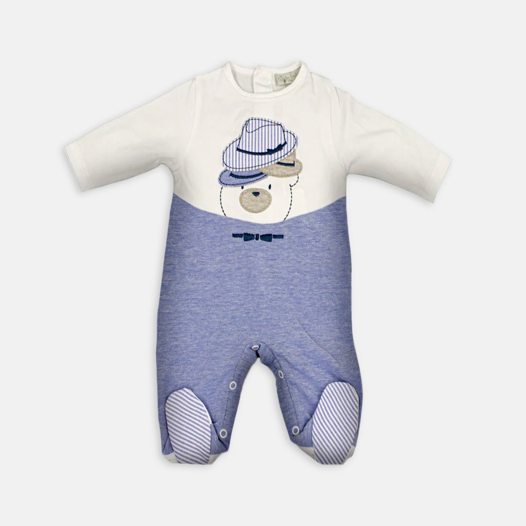 Tutina Neonato orsacchiotto Avion e bianca, Ele-Baby — Spio Kids